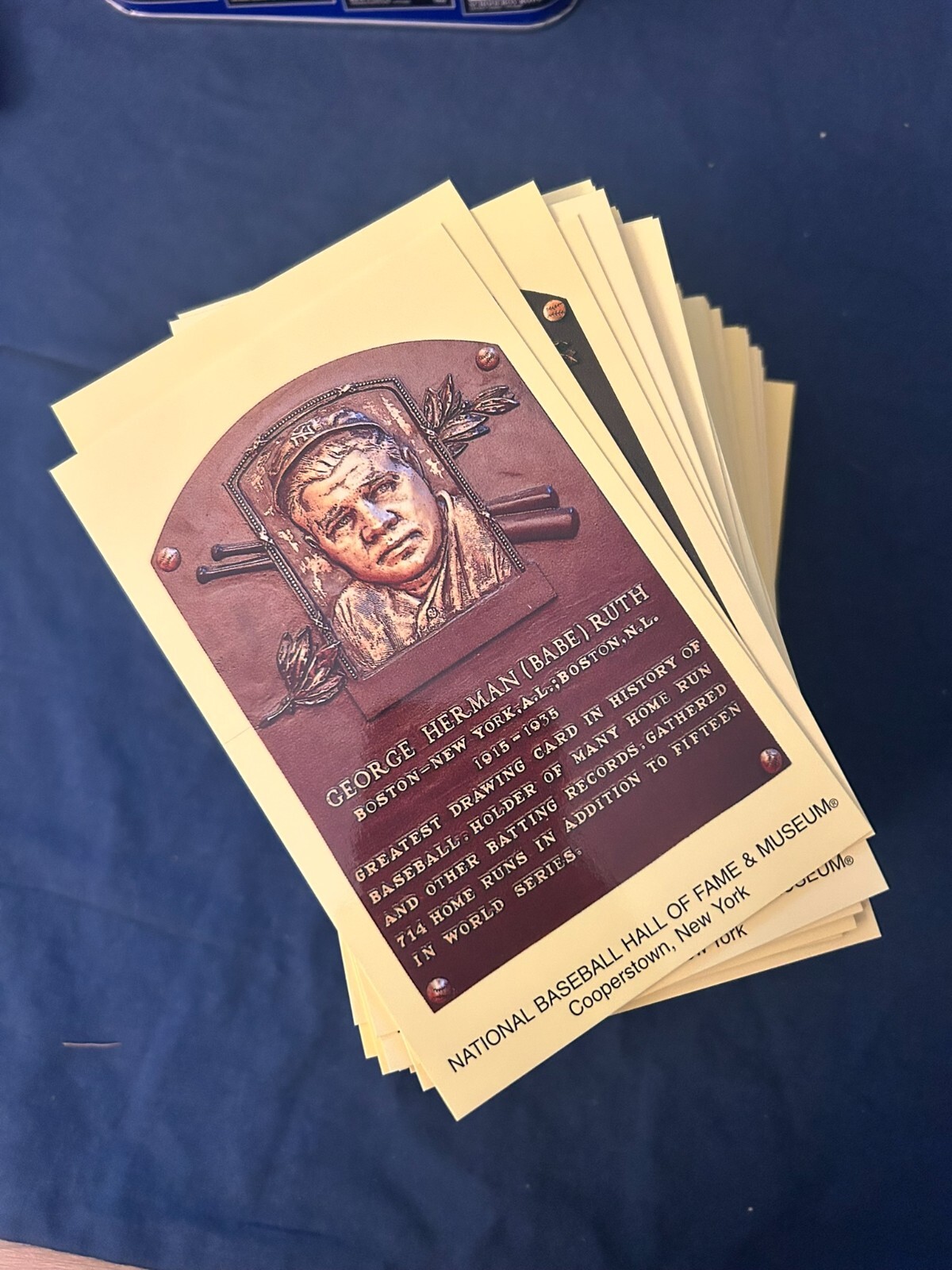 Complete Collection MLB Hall of Fame HOF Plaque Postcards 1936-2005 | eBay