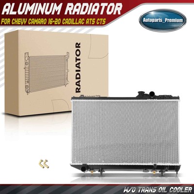 New Radiator for Chevrolet Camaro 16-20 Cadillac ATS 16-19 CTS L4 2.0L ...