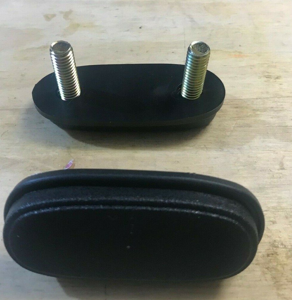 Canopy Rear Glass Window Lock Catch & Gas Strut Mounting Bolt Plates ...