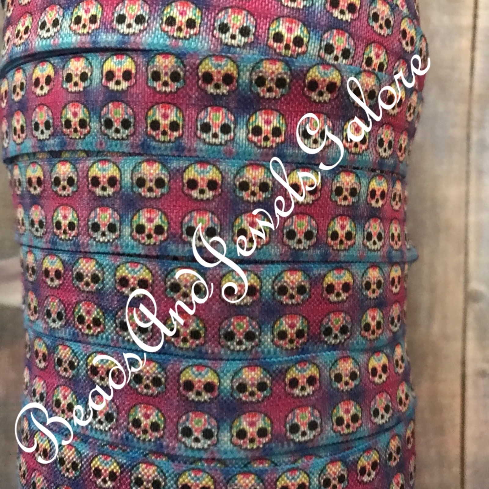 Skull foe skull elastic skull hair ties skull favors sugar skulls dia ...