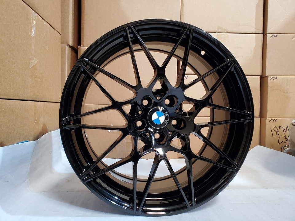 20" 19" BMW M3 M4 OEM Competition 666M Black Wheels Rims | 5x120 ...