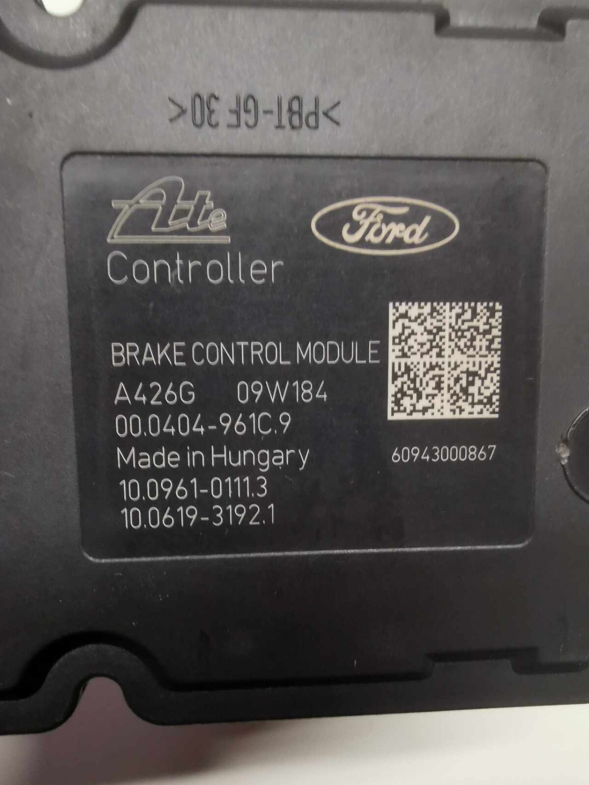 MAZDA 3 ABS PUMP 8V61-2C405-AF 8V612C405AF 10.2102-0424.4 K1900 TESTED ...