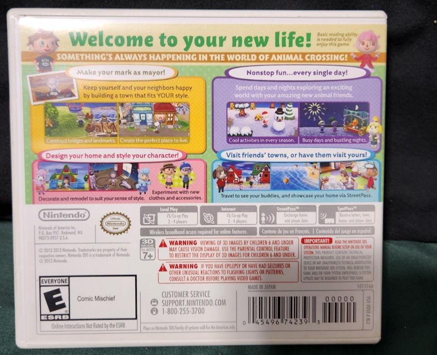 Animal Crossing: New Leaf 3DS - Nintendo 3DS tested and working ...