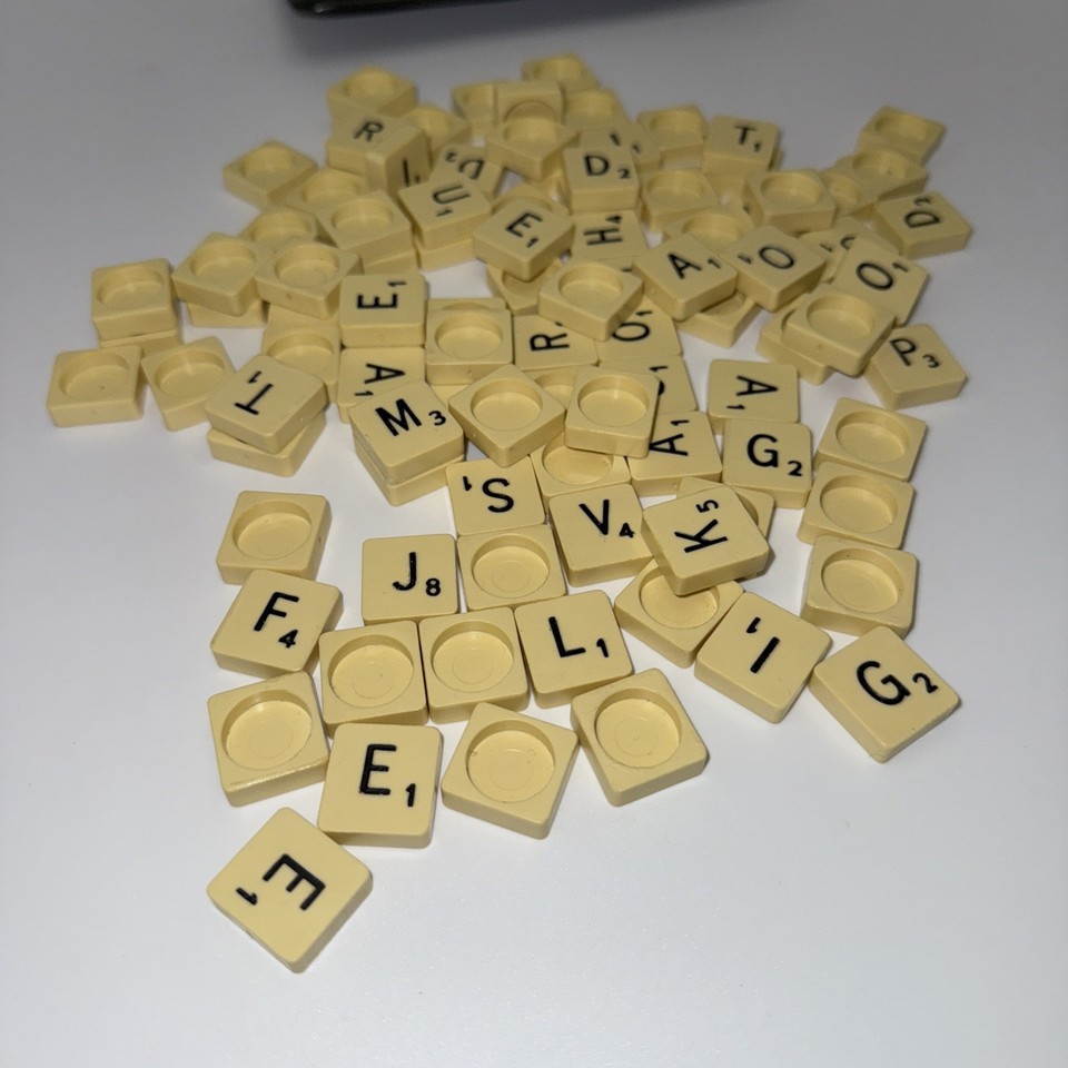 Original Scrabble Tiles With Original Scrabble Bag Scrabble Deluxe ...