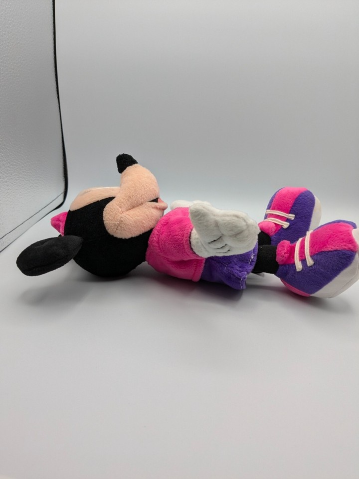 2001 Mattel Fisher Price Minnie Mouse 10" Plush - Pink & Purple | eBay