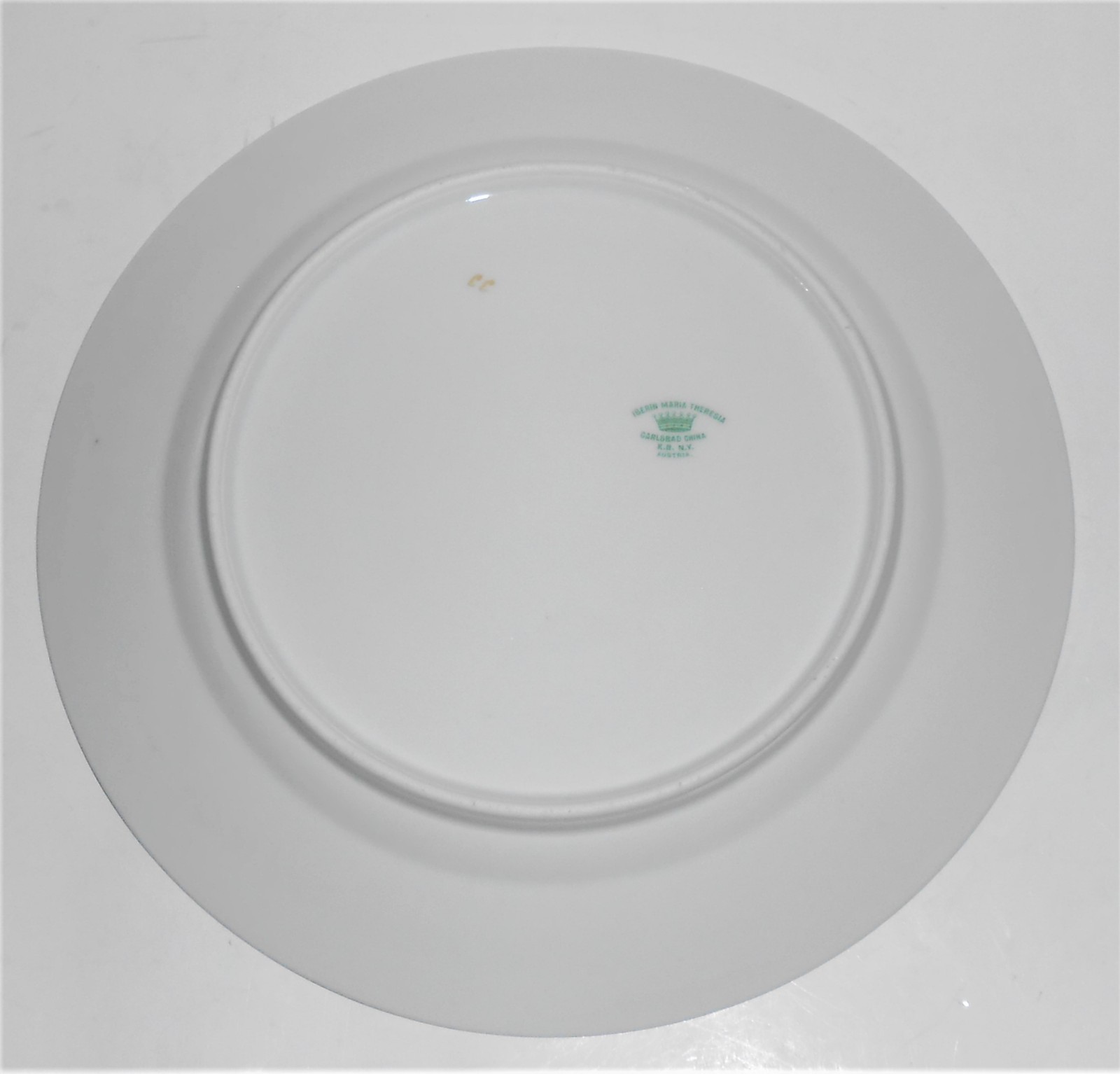 Carlsbad Porcelain China Austria Kaiserin Maria Theresia Dinner Plate ...