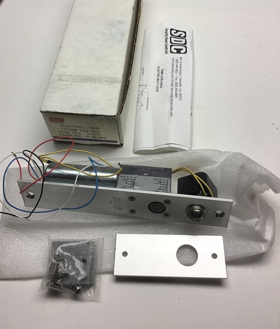 SDC 1091aiv Spacesaver Aluminum Finish Electric Bolt Lock Narrow ...