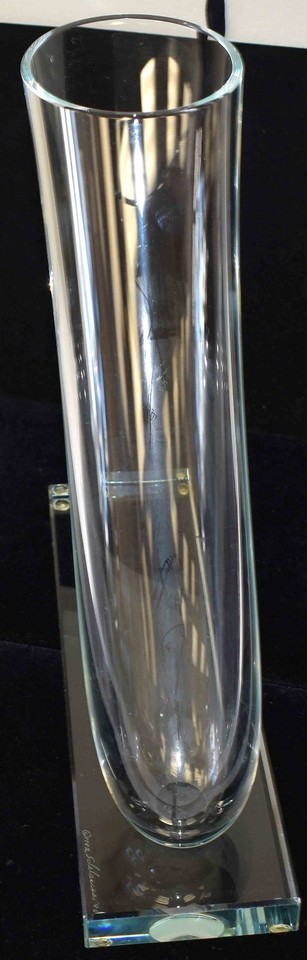STEPHEN SCHLANSER - GLASS ART VASE | eBay