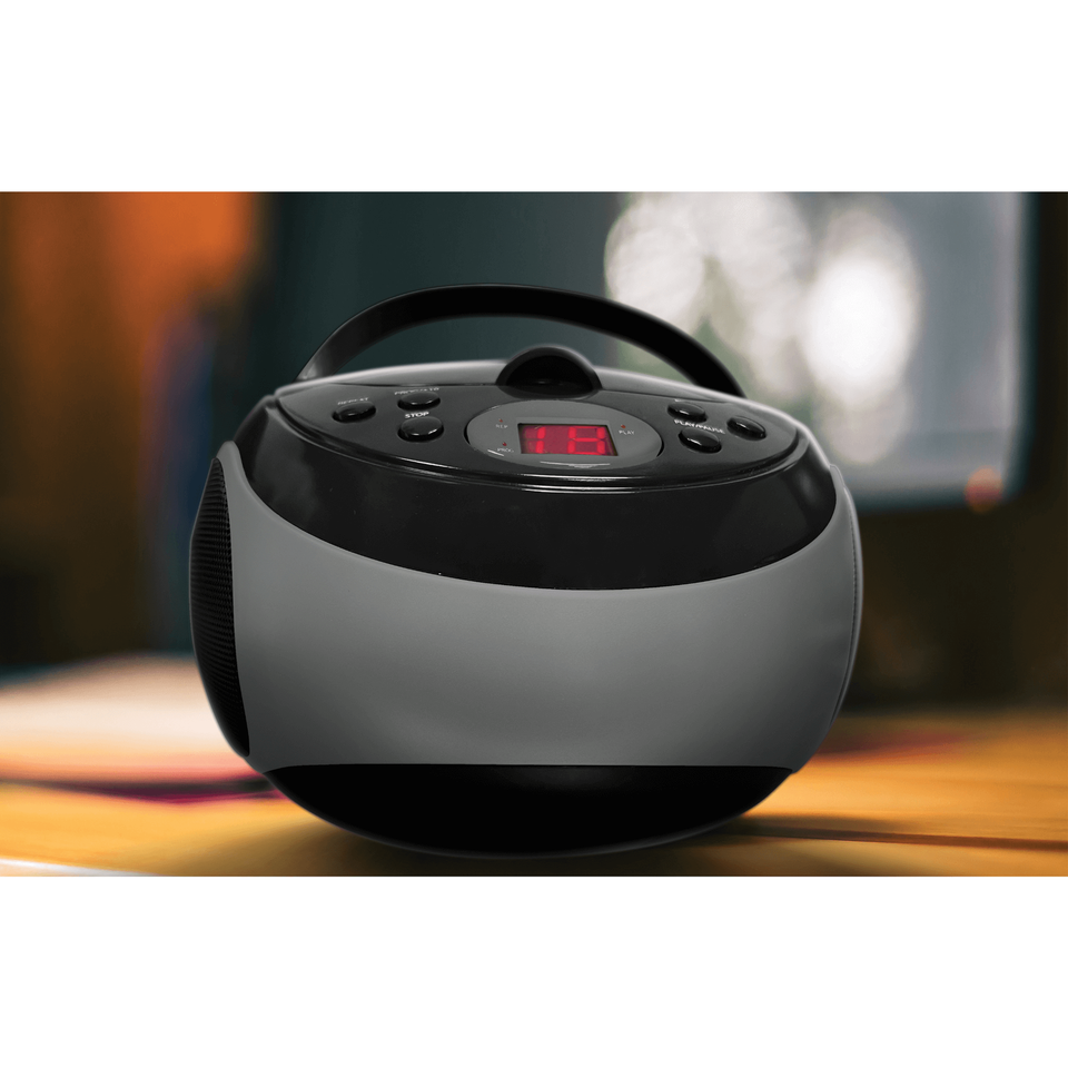 Emerson Portable CD Player Radio Top Loading with LCD Display and FM/AM ...