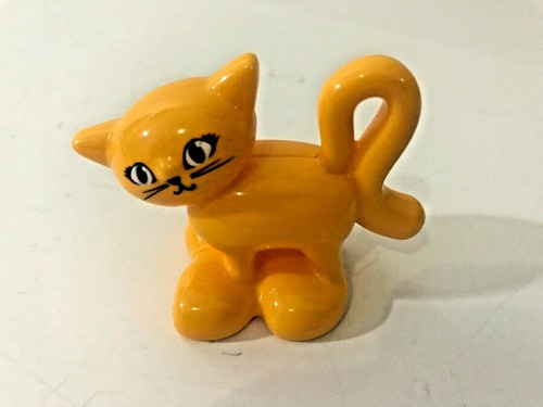 Lego Duplo Cat Kitty Gold Princess Cat ONLY from set 4825 House Farm ...