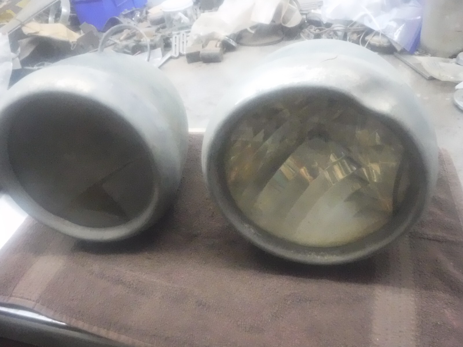 1930's Brown Universal Headlight Buckets Used | eBay