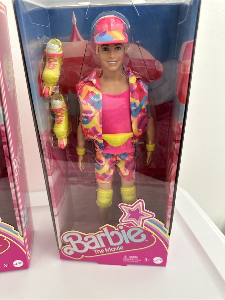 Barbie The Movie Rollerblading Inline Skating Barbie & Ken Doll Set ...