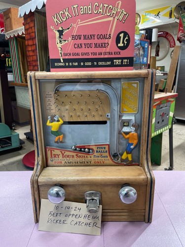 1940's Baker Novelty Kicker Catcher Skill Game | eBay