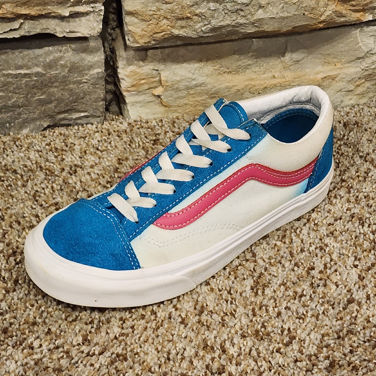 Vans Retro Sport Style 36 Caribbean Sea True White Miami Colorway Skate ...
