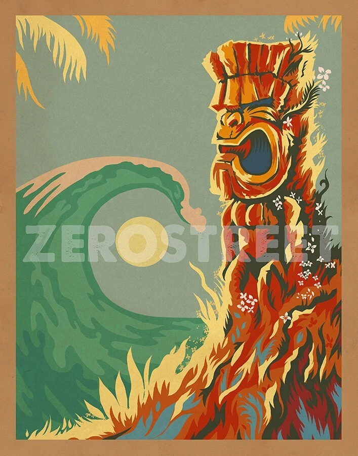 Tiki Surf Art