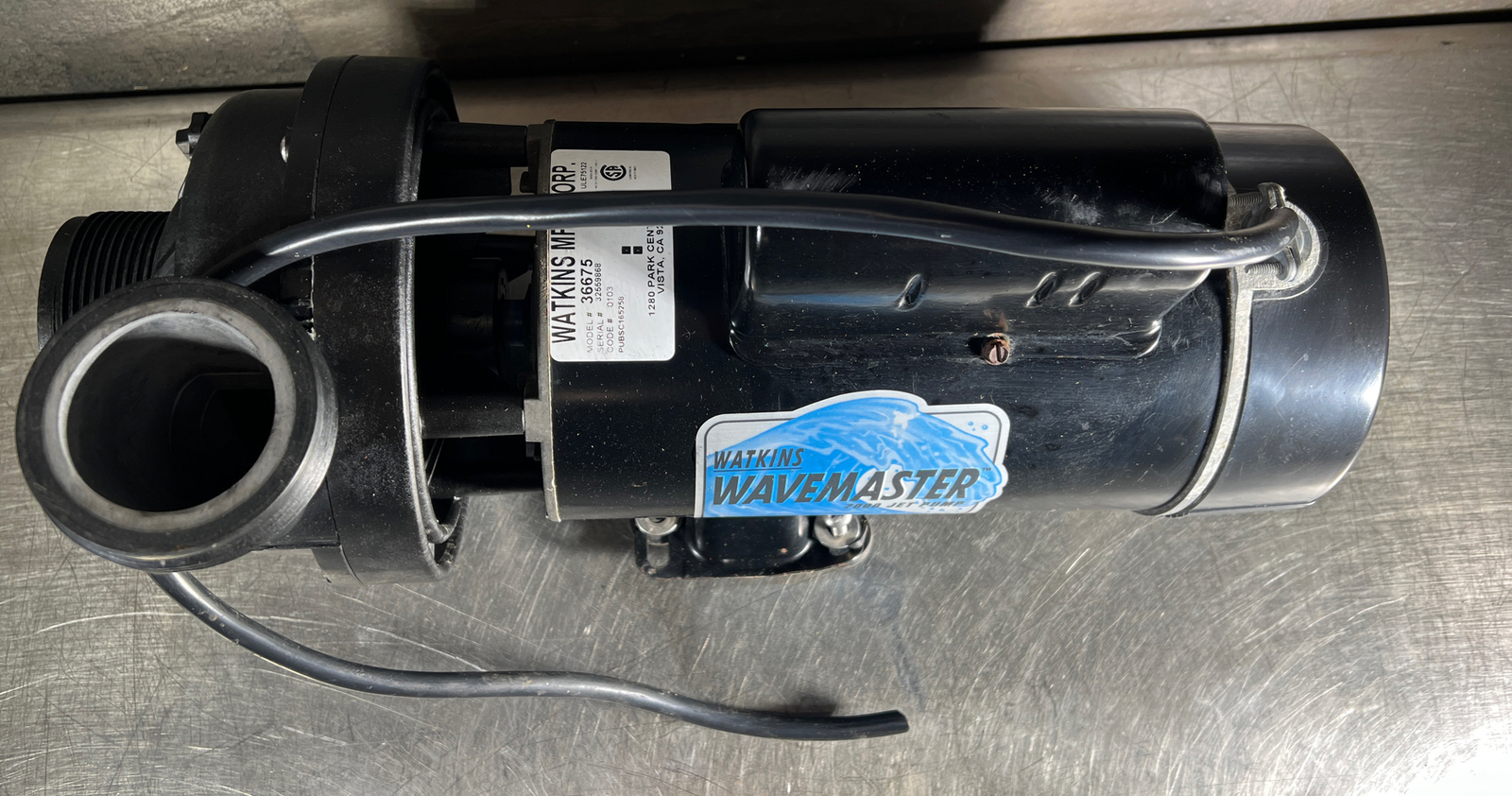 Hot Springs Spa Hot Tub Watkins Wavemaster 7000 Jet Pump & Motor 36675 ...
