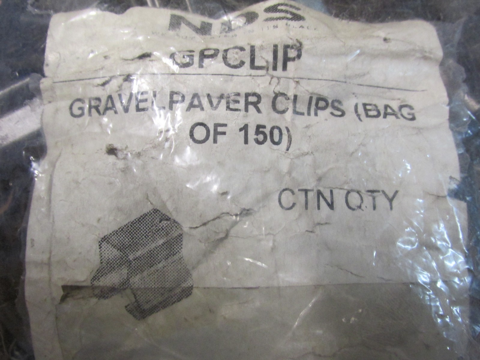 UNUSED NOS LOT OF 194 NDS GPCLIP Gravel Paver Clips NDLGPCLIP Paver ...