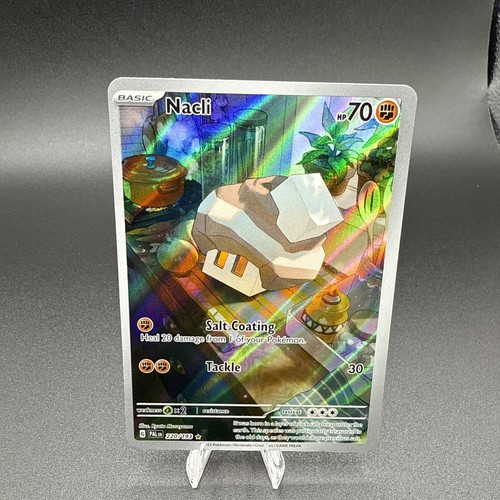 POKEMON PALDEA EVOLVED NACLI ILLUSTRATION RARE 220/193 TCG HOLO | eBay UK