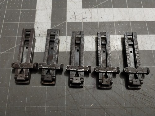 Lot Of 5 WW1 WW2 US .30 Cal M1903 MkI Rifle Rear Sights Sight | eBay