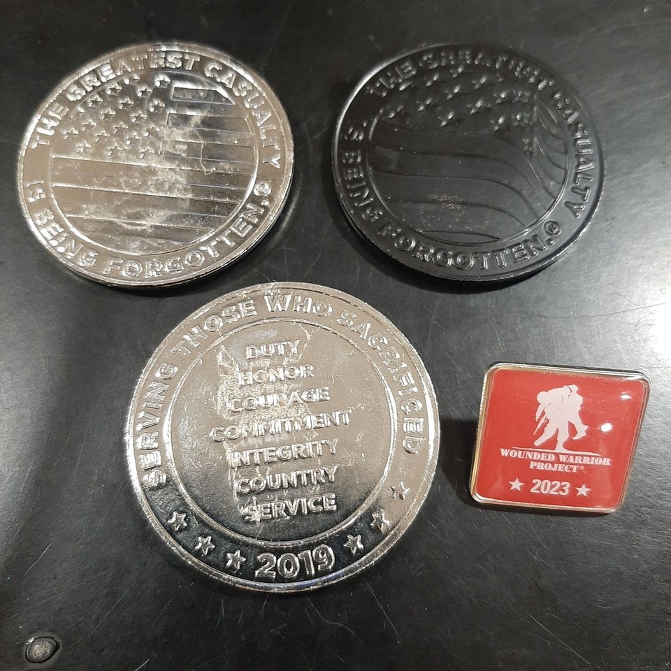 Wounded Warrior Project coins pin 2023 2024 | eBay