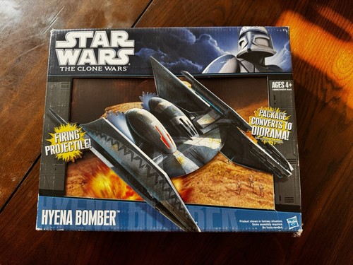Star Wars Clone Wars Hyena Droid Bomber – New in Box – Rare Separatist ...
