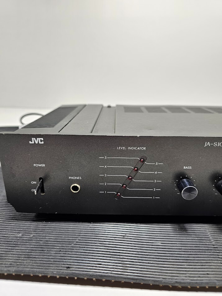 JVC JA-S10 Stereo Integrated Amplifier VU Meter Vintage HiFi Used ...