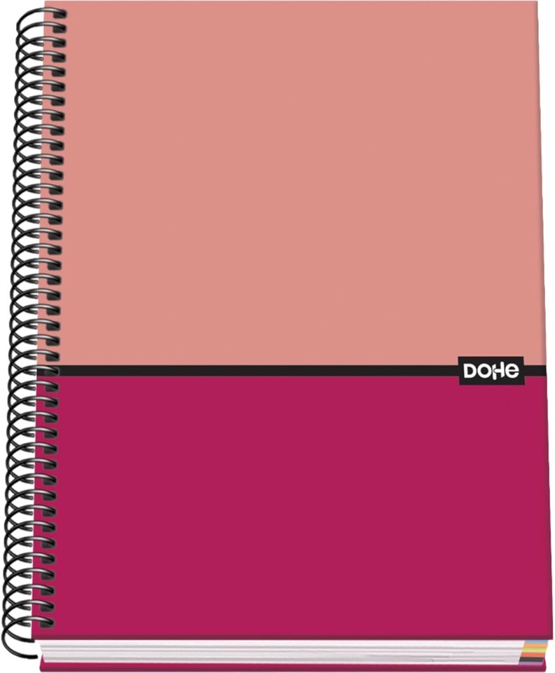 DOHE - A5 Squared Notebook - 100 Sheets, 90 gsm, Size 16.2x21cm, Hard ...