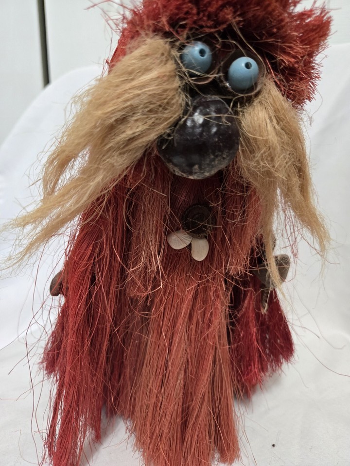 Vintage Original Ken Arensbak TROLL 10-1/2”Tall Folk Art Natural ...