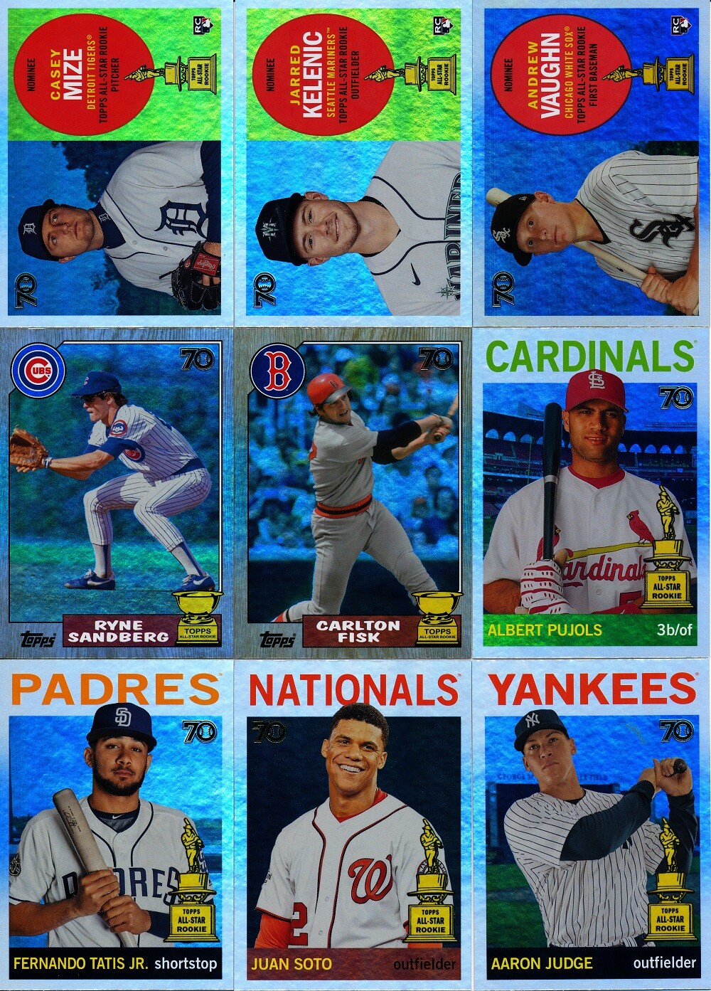 2021 Topps All Star Rookie Cup - BASE & ROOKIE CARDS - Card #s 1-100 ...