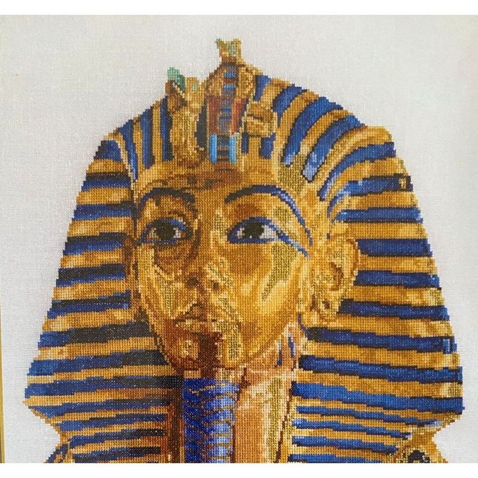 Cross-stitch kit Tutankhamun 596 Linen thea gouverneur 8717056420271 ...