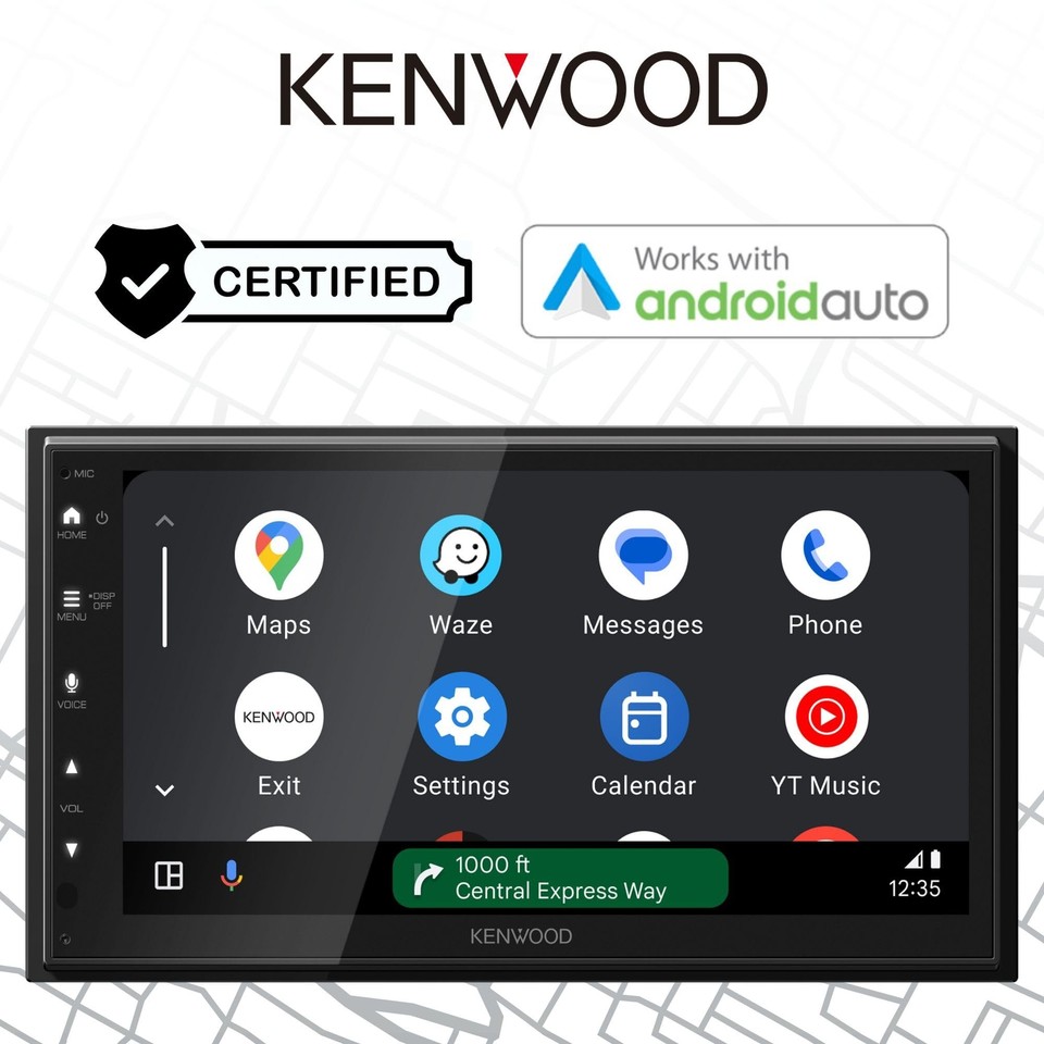 Kenwood DMX5710S 6.8" AM FM BT Car Stereo- Wireless Apple CarPlay ...