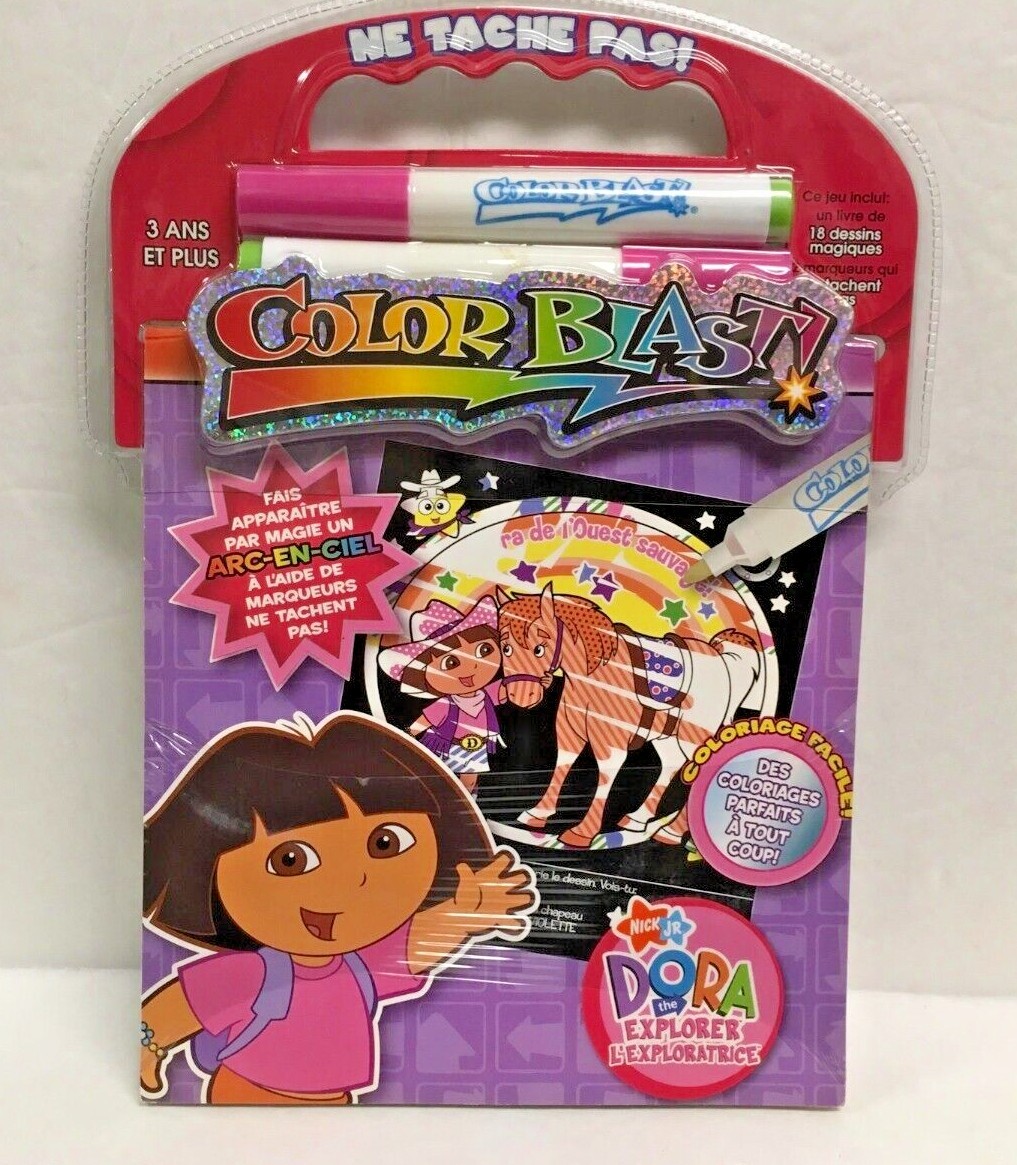 NICK JR COLOR BLAST (SPANISH) (MESS FREE ) AGE 3+ SOLD SEPARATE 8" X 7 ...