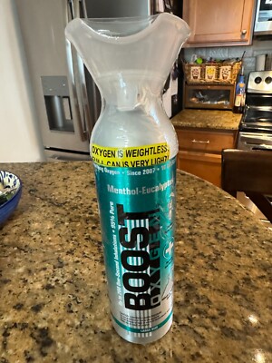 Boost Oxygen. Breathing Oxygen -10L. Menthol Eucalyptus. Brand New ...