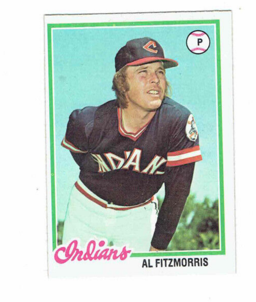 Al Fitzmorris Cleveland Pitcher #227 Topps 1978 #Baseball Card | eBay