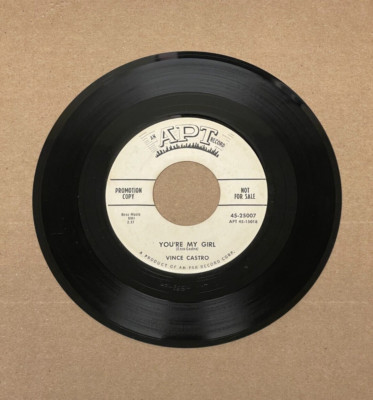 VINCE CASTRO YOU'RE MY GIRL/BONG BONG APT PROMO 45 25007 | eBay