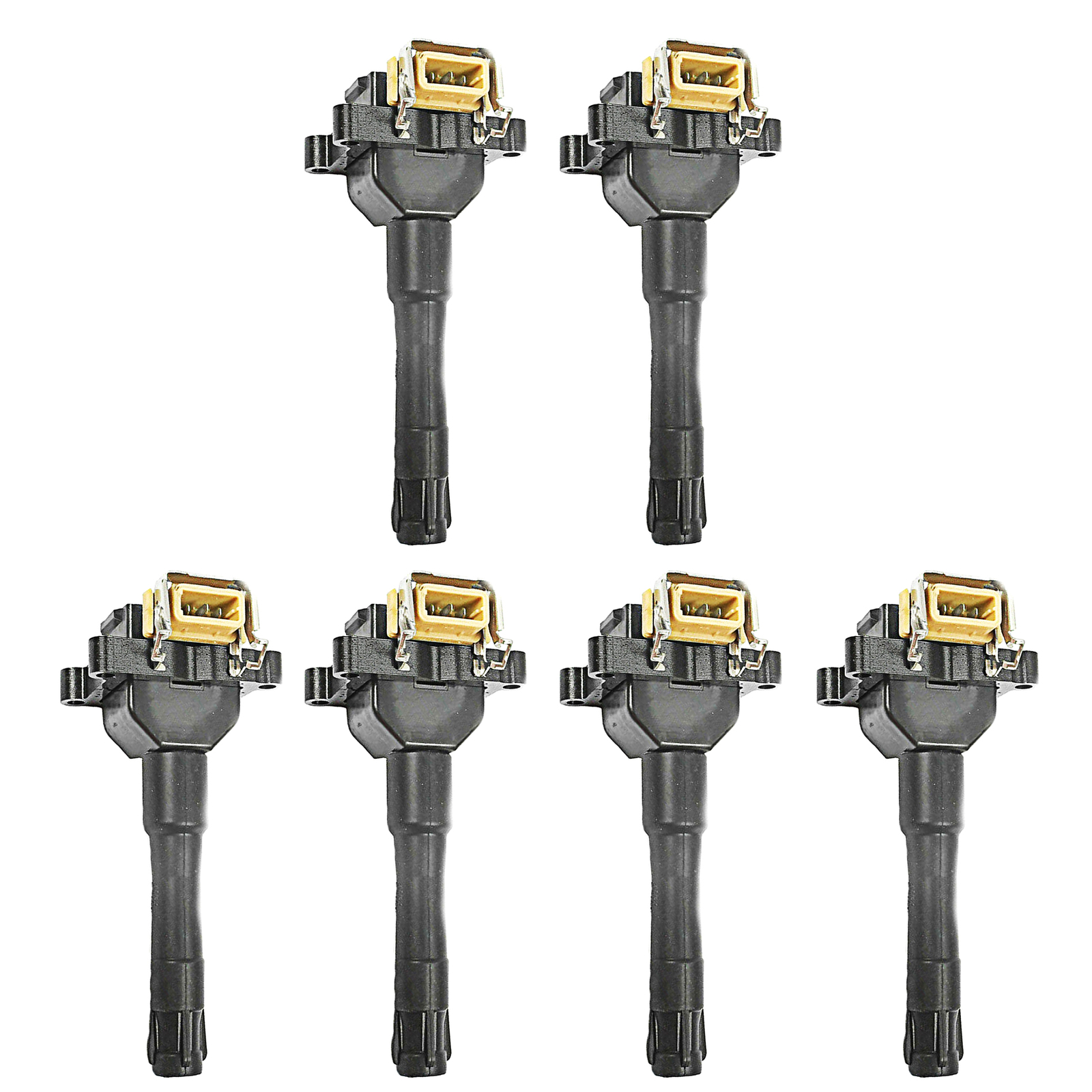 6Pcs Ignition Coil Kit For BMW E32 E34 E38 325i 530i 740i M42 M50 M60 ...