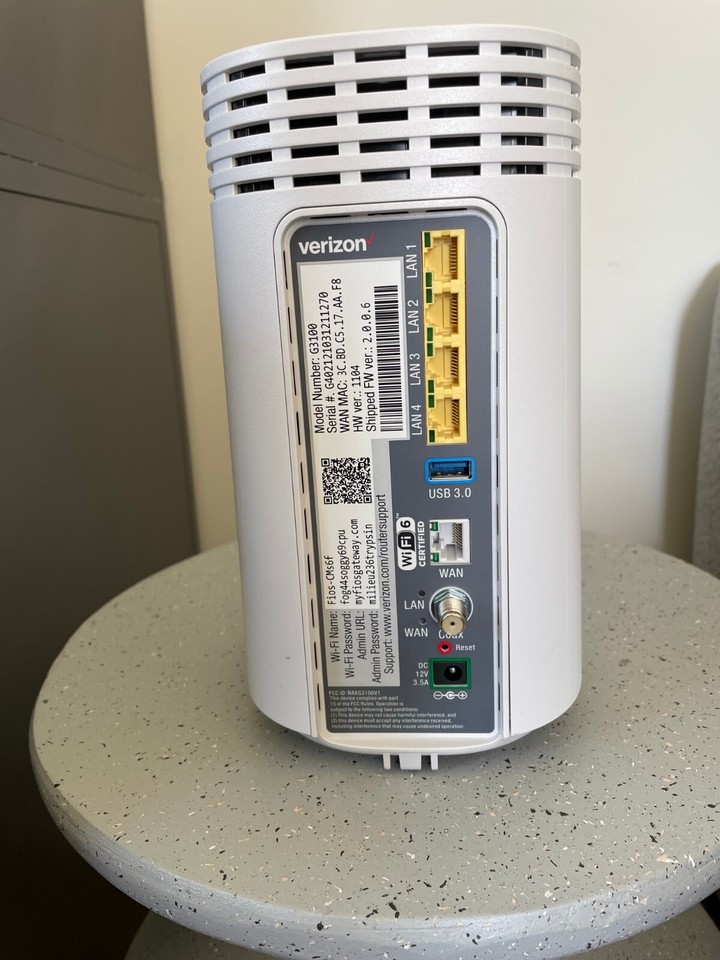 Verizon Fios G3100 Wireless Home Router - No Power Cord | eBay