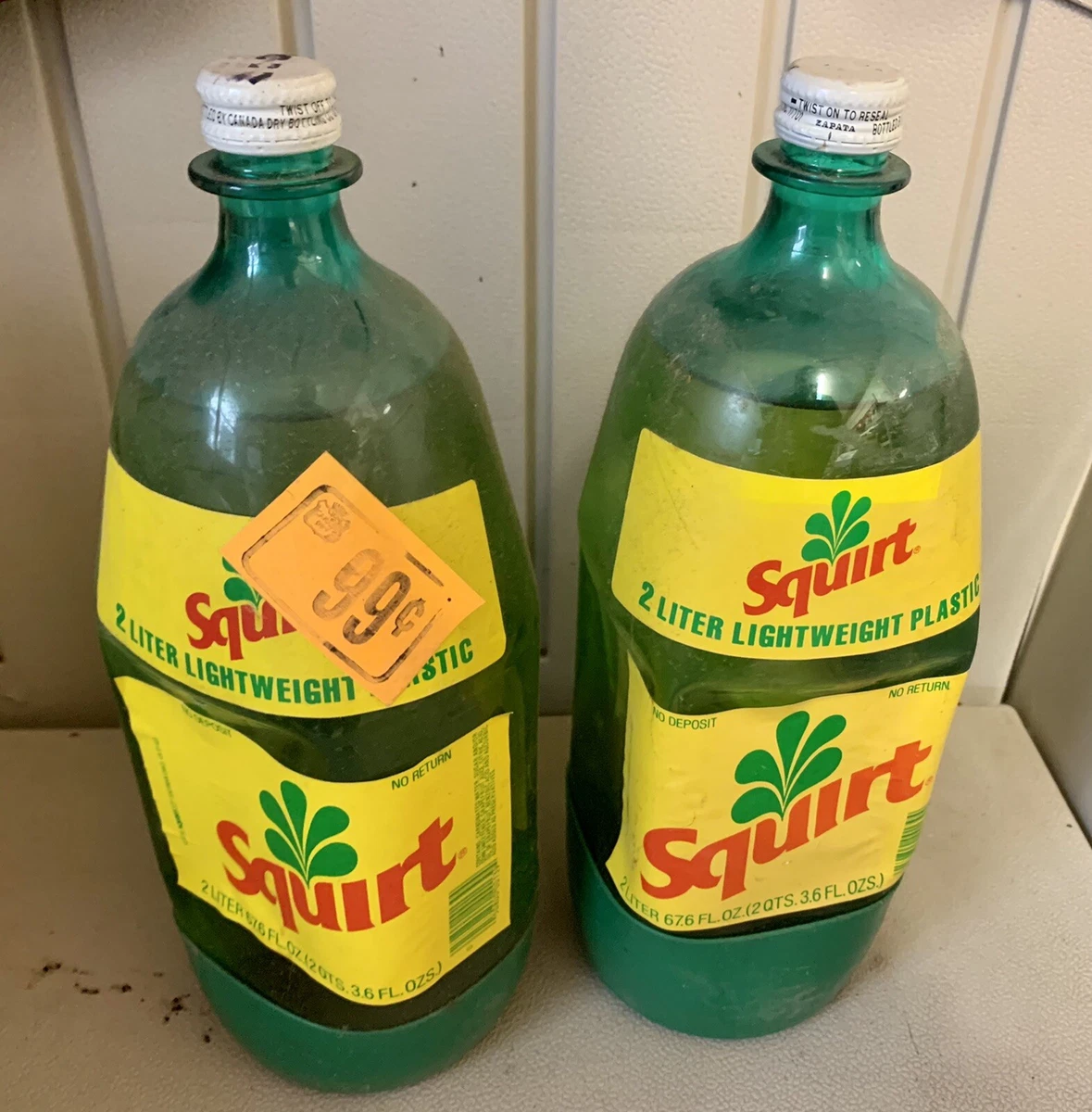 Old 2 Liter Soda Bottles