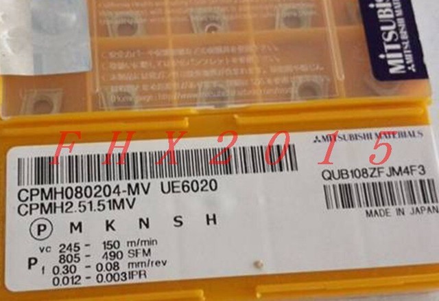 10pcs Mitsubishi CNC Blade Cpmh080204-mv Ue6020 for sale online | eBay