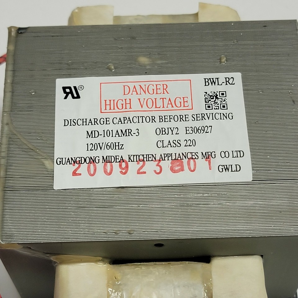 POWER TRANSFORMER Part MD-101AMR-3 for PowerXL BDK02 3-in-1 Microwave ...