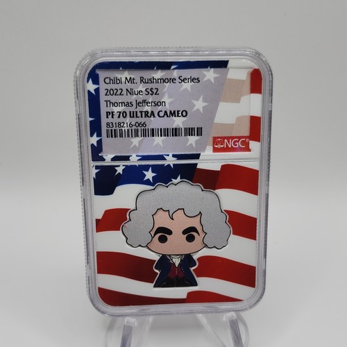 2022 Niue Chibi Rushmore Series Thomas Jefferson Proof Silver Coin NGC ...
