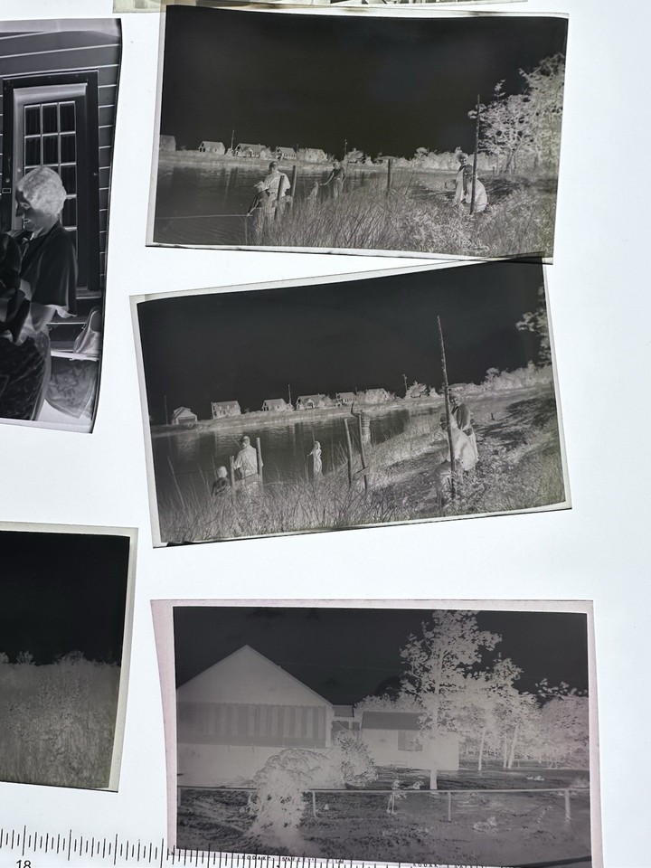 Lot 80 Vintage Film Negatives 2¾ x 4½ Unreviewed Homes People | eBay