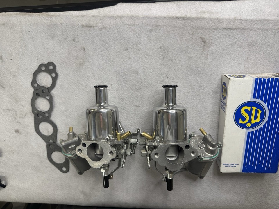 Classic Mini Cooper S MK3 1275 Twin HS2 1" 1/4 SU carburettors fully ...