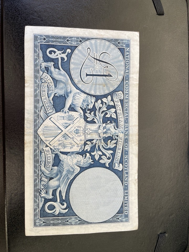 National Commercial Bank of Scotland One Pound Note 1959 | eBay UK