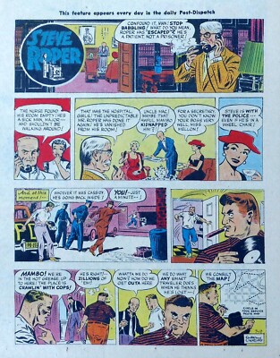 Steve Roper by William Overgard - full color Sunday comic page - July ...