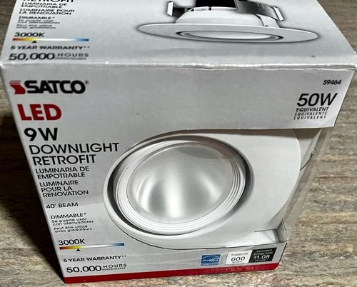 Satco Led Color Selectable Downlight Retrofits S11836 9 Watt 5 Inch - 6 ...