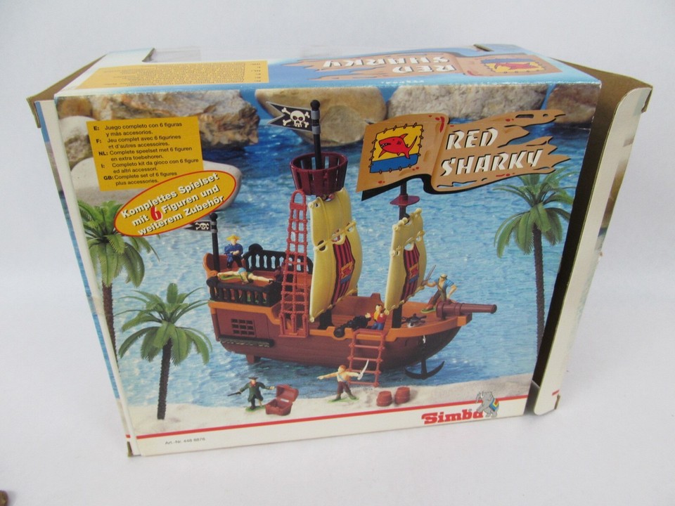 Simba Red Sharky Pirate Ship Playset | eBay