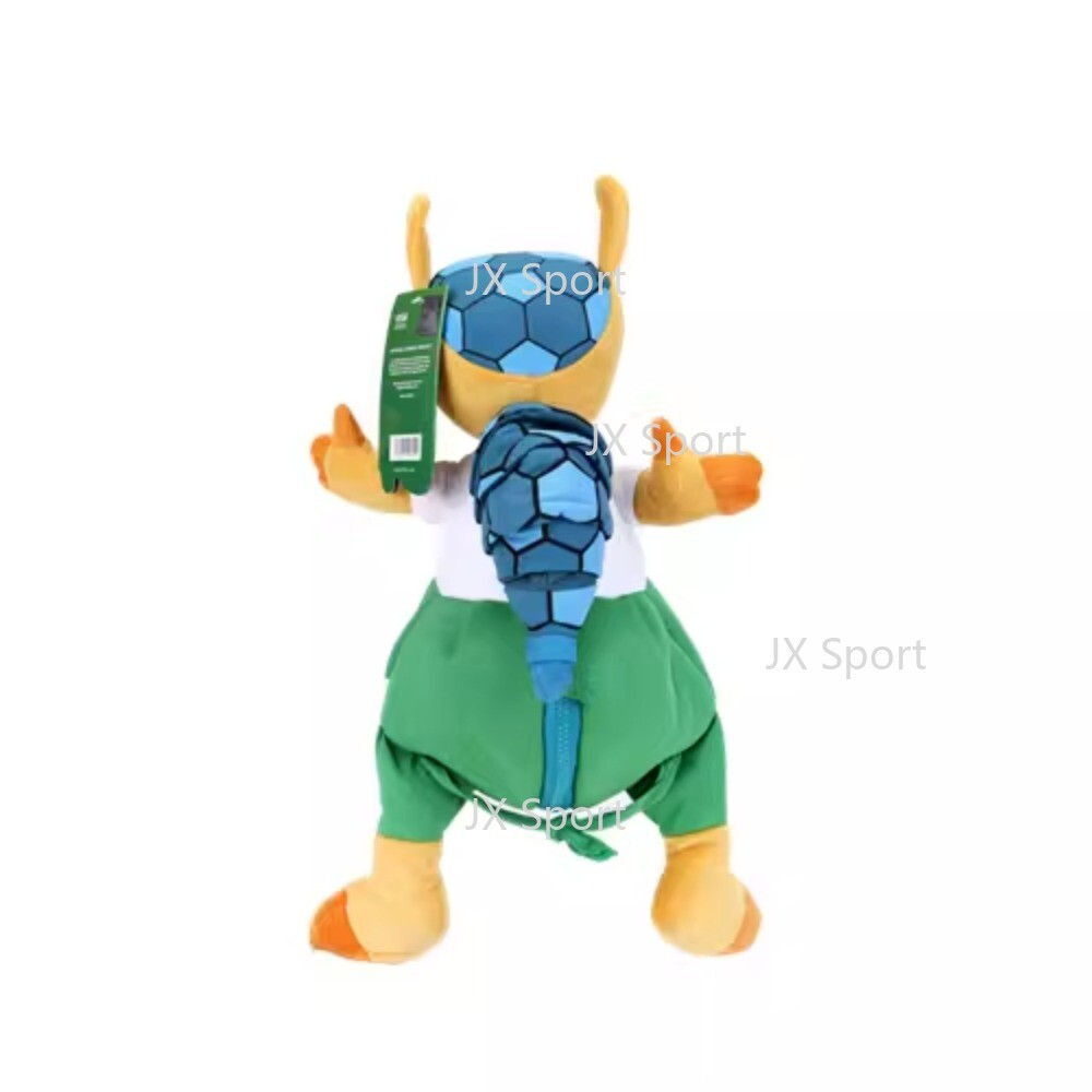 2014 Brazil Soccer World Cup Mascot Fuleco Plush Shape Authentic 1 | eBay