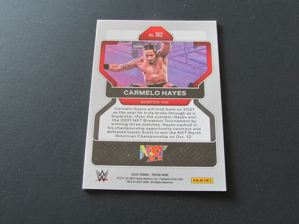 2022 Prizm WWE Card #162 Carmelo Hayes Rookie | eBay