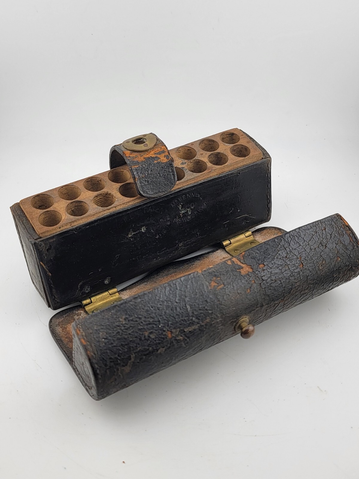 Rare Original 1870s New York National Guard .45-70 Leather Cartridge ...